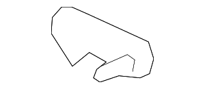 2013-2022 GM Front Fender Rear Bracket with Stud 25998263 GM ...