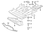 Genuine OEM BMW Front Shield Part# 51757128503 Fits 2006-2013 BMW: Up ...