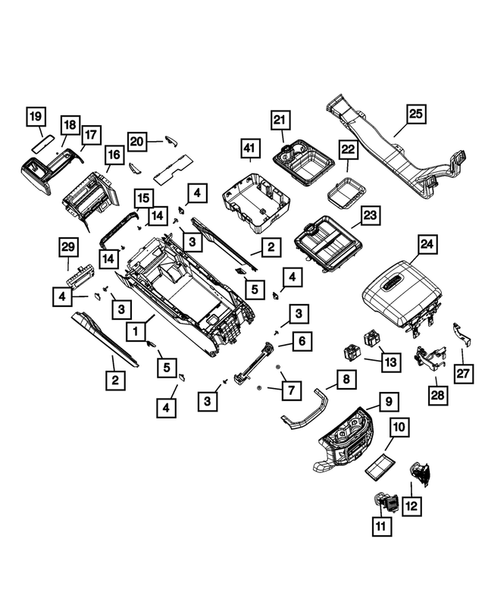 Consoles for 2020 Ram 2500 | Mopar eStore