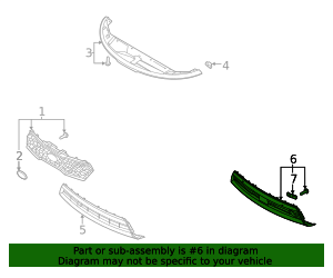 86530-R5000 - Lower Grille 2021-2023 Kia Sorento | Genuine Kia Parts