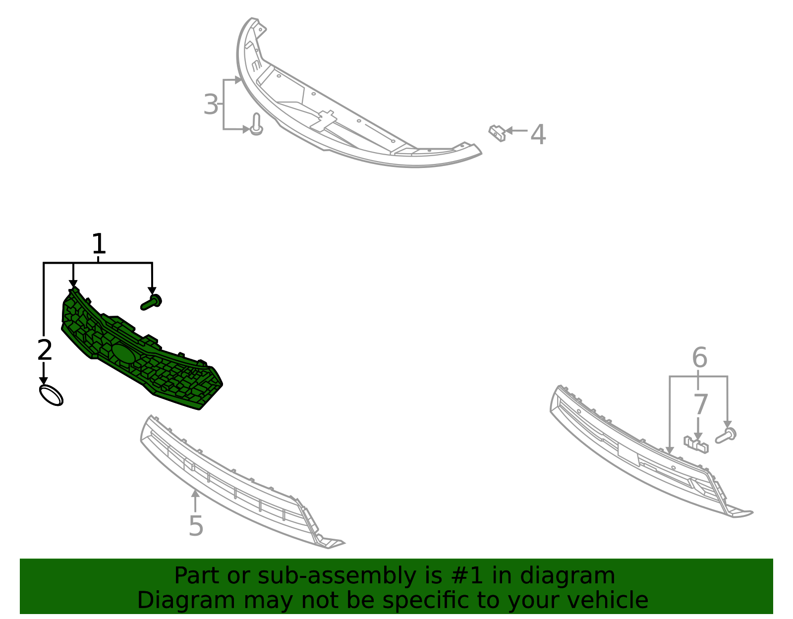 86350-R5000 - Upper Grille 2021 Kia Sorento | Kia.Parts Store
