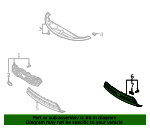 2021-2022 Kia Sorento Lower Grille 86530-R5020 | Kia OEM Parts Online