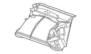 2021-2024 GM Radiator Air Front Lower Baffle 84653466 | Chevy Parts Pro