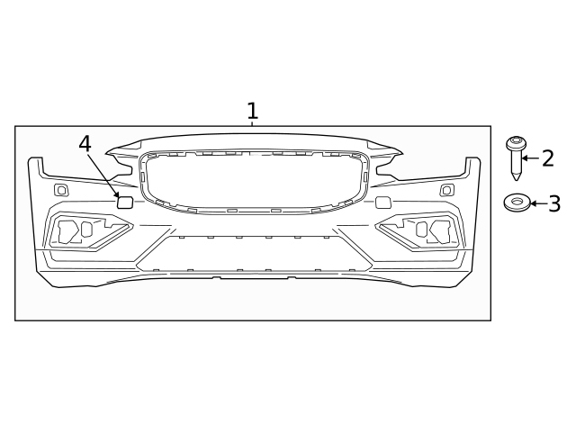 2020-2022 Volvo V60 Cross Country Bumper Cover 39796614 | TascaParts.com