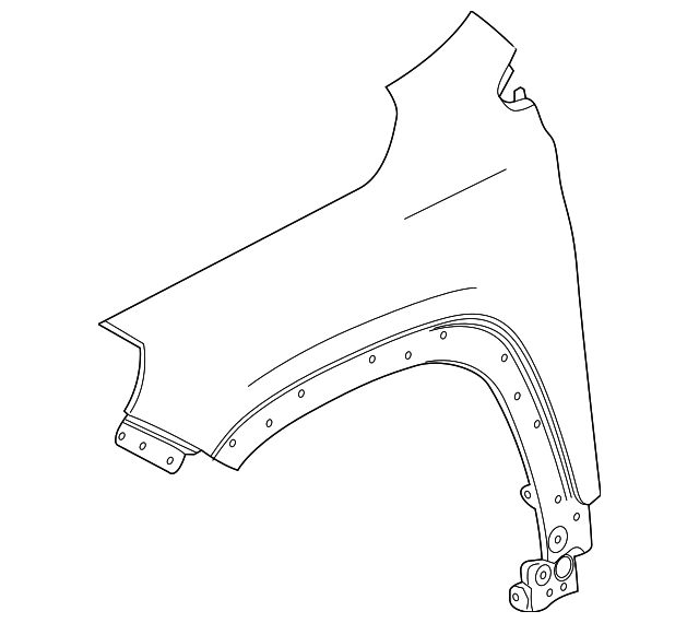 2018-2024 GMC Terrain Front Driver Side Fender 84278262 GM ...