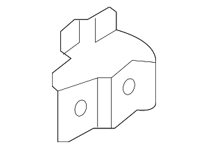 2018-2022 GM Driver Side Body Side Front Fender Rear Lower Bracket ...