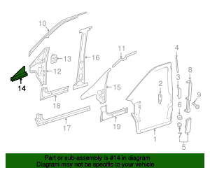 447-630-01-40 - Apron Reinforced 2016-2023 Mercedes-Benz Metris ...