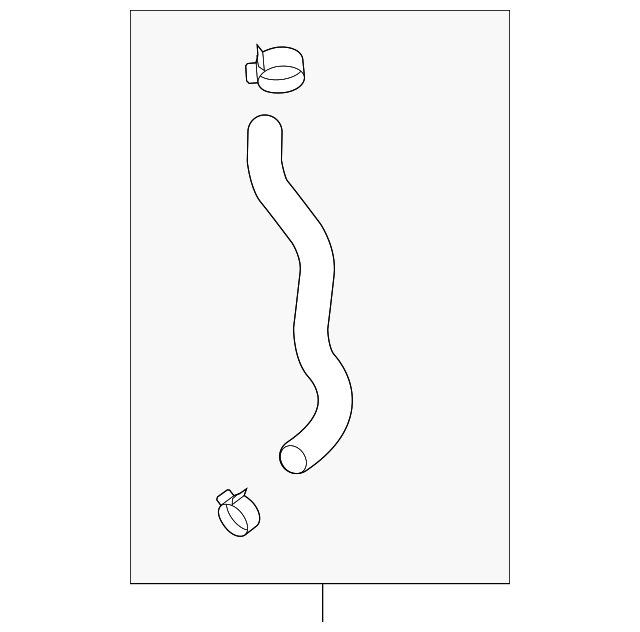 25410-C5800 - Lower Hose 2016-2020 Kia Sorento | Kia.Parts Store