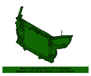 64101-R0000 - Radiator Support 2022-2024 Kia Carnival | Kia.Parts Store