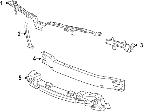 Bumper & Components - Front for 2025 Cadillac XT4 | GMPartsDirect.com