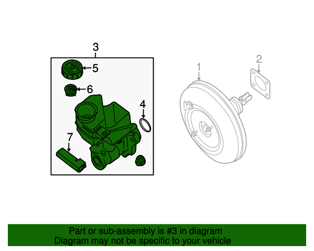 2007-2011 Nissan Altima Master Cylinder 46010-JA00A | TascaParts.com
