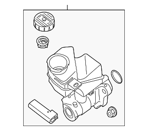 2007-2011 Nissan Altima Master Cylinder 46010-JA00A | QuirkParts