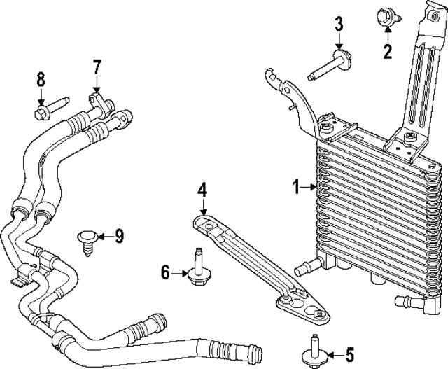 PR3Z-6A642-A - Oil Cooler 2024 Ford Mustang | AutoNation Parts