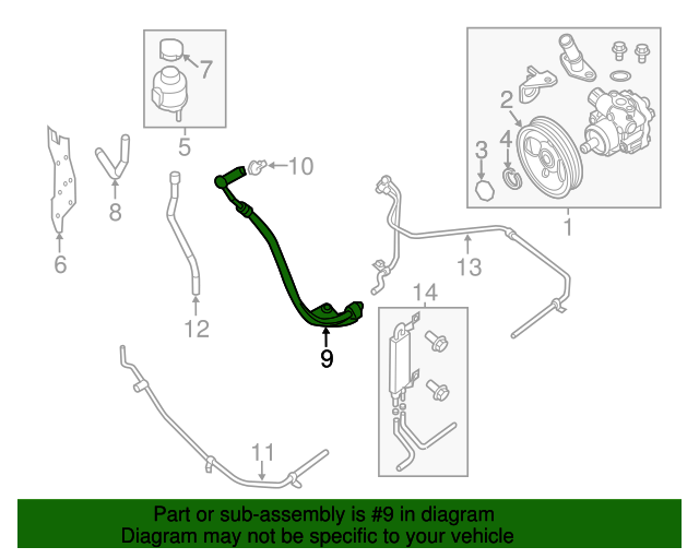 49720-1PD0A - Pressure Hose 2012-2021 Nissan | Nissan Parts ...