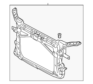 8V4-805-588-A - Radiator Support 2016-2018 Audi A3 Sportback e-tron ...