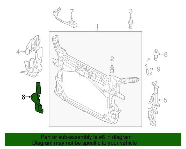 2015-2023 Audi Seal Strip 8V0-121-230 | Audi USA Parts