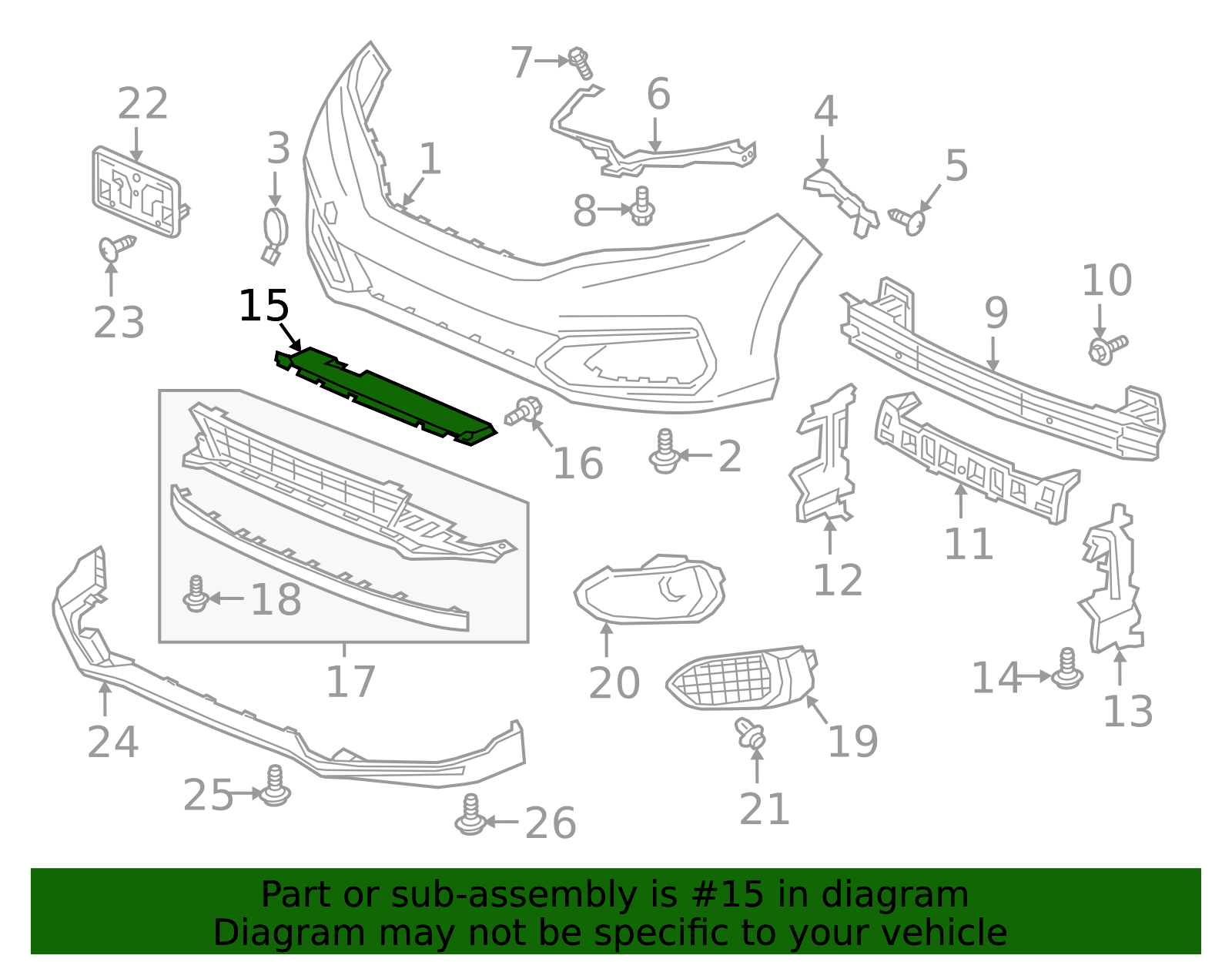 71109-T5R-A50 - Lower Duct 2018-2020 Honda Fit | Honda Parts Online