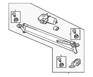 2017-2023 Volkswagen Wiper Linkage 5NN-955-023-D | OEM Parts Online