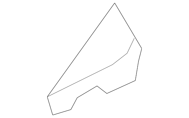 2007-2011 Honda CR-V Cover, Hood Hinge (Passenger Side) 74222-SWA-A00 ...