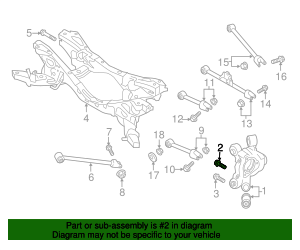 2016-2019 Mazda MX-5 Miata Knuckle Assembly Upper Bolt 9YA0-21-24E ...