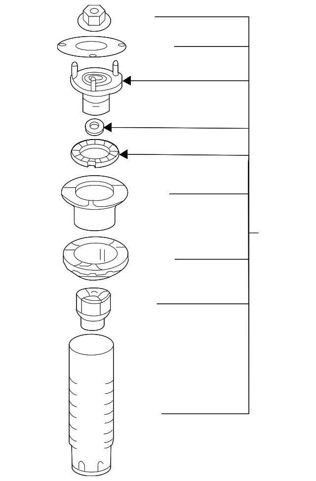 166-320-03-26 - Strut Mount - 2012-2019 Mercedes-Benz | BuyMercedesPartsNow