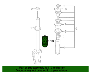 166-321-14-04 - Coil Spring 2012-2019 Mercedes-Benz | Mercedes-Benz USA ...