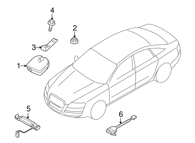8T0-953-236-B - Micro-Switch 2008-2017 Audi | Audi OEM Parts