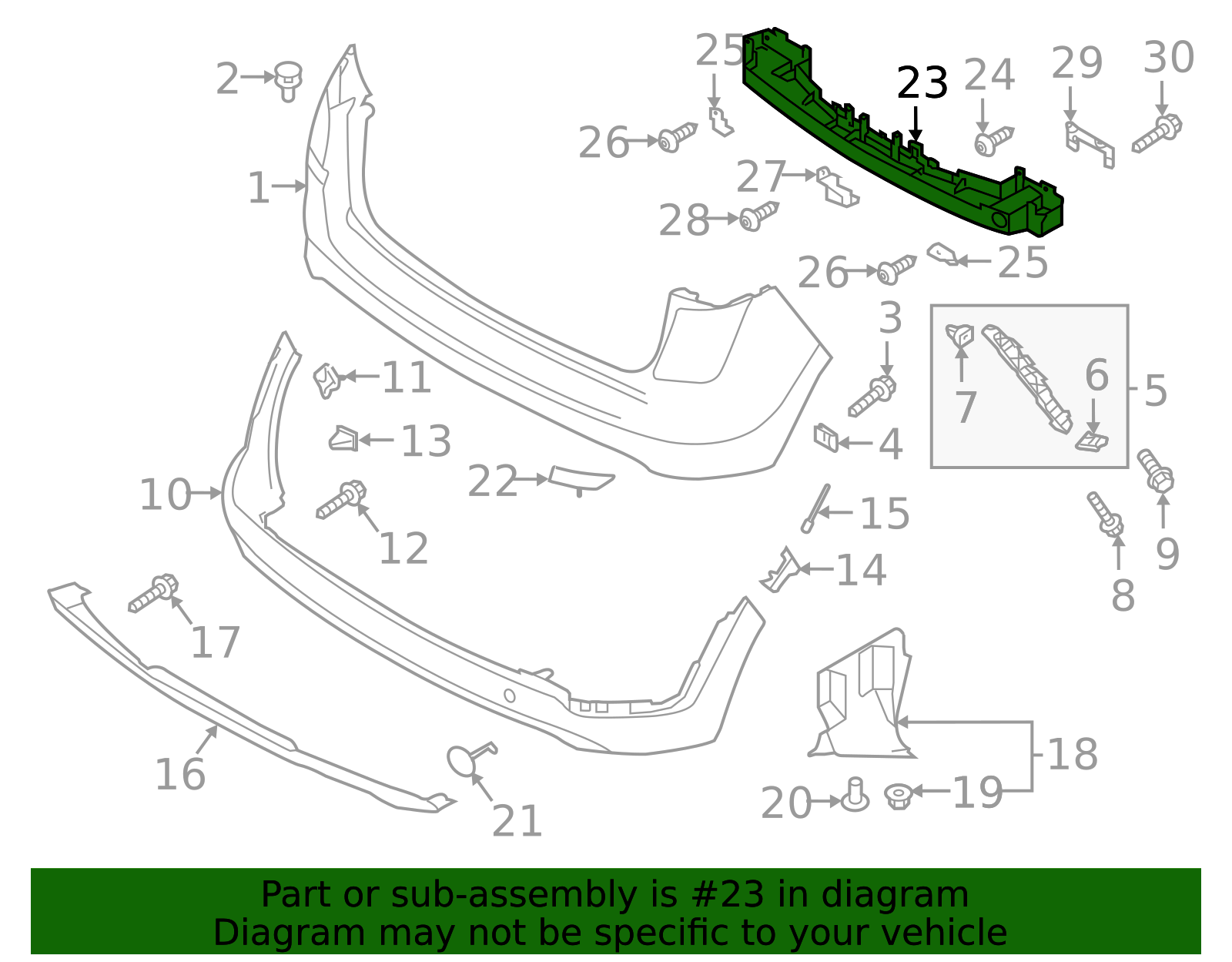 2016-2021 Hyundai Tucson Impact Bar 86631-D3100 | QuirkParts