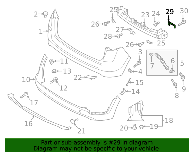 2016-2021 Hyundai Tucson Frame Rail End 86641-D3100 | AutoNationParts.com