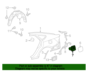 2013-2018 Toyota Avalon Frame 77305-07020 | OEM Parts Online