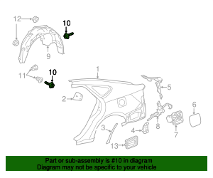 90080-15077 - Bumper Cover Screw - 2000-2023 Toyota | OEM Genuine ...