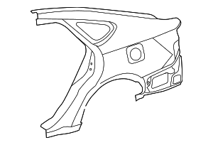 Toyota OEM Quarter Panel Part# 61601-07070 | OEM Vehicle Parts