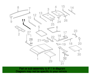 221-782-00-98 - Front Cover Seal 2007-2013 Mercedes-Benz ...