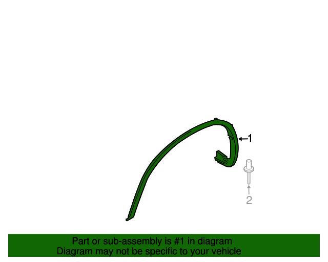 51-77-8-065-897 - Wheel Arch Molding 2015-2019 BMW X6 | AutoNationParts.com