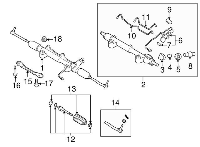 2009-2020 Nissan 370Z Mount Bracket Nut 54588-JK00A | TascaParts.com