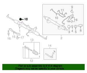 2009-2020 Nissan 370Z Mount Bracket Nut 54588-JK00A | TascaParts.com