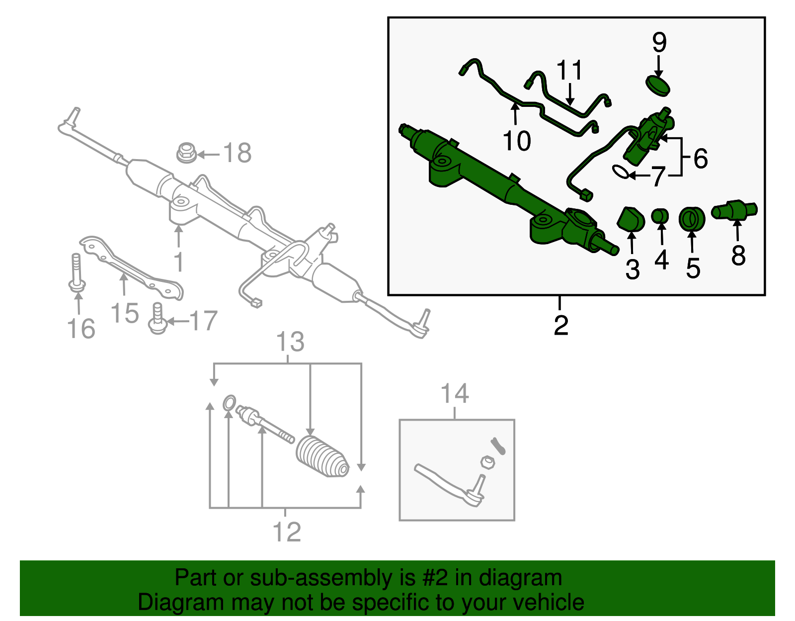 2015-2020 Nissan 370Z Short Rack 49200-6GA3A | Nissan RVA