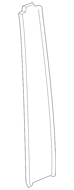 2019-2021 Acura RDX Garnish Assembly, R Rear Door Sash 72930-TJB-A01 ...