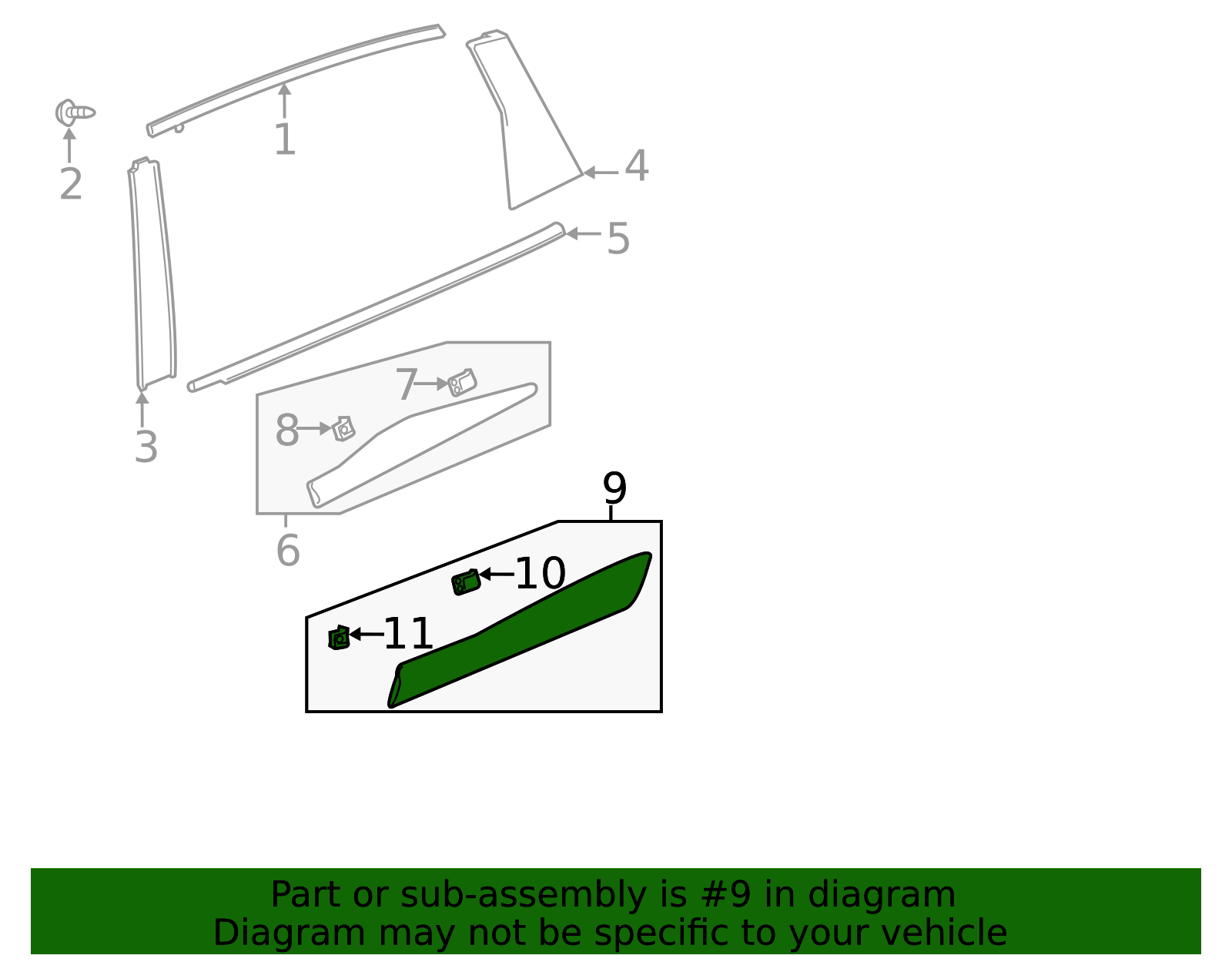 2019-2025 Acura RDX Lower Molding 75333-TJB-A01 | AutoNationParts.com