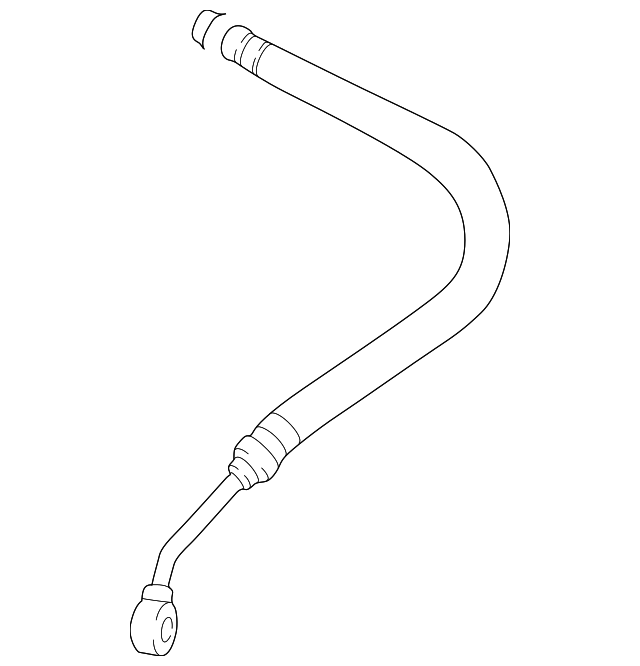MR431081 - Oil Cooler Hose 2001-2006 Mitsubishi Montero | Mitsubishi ...