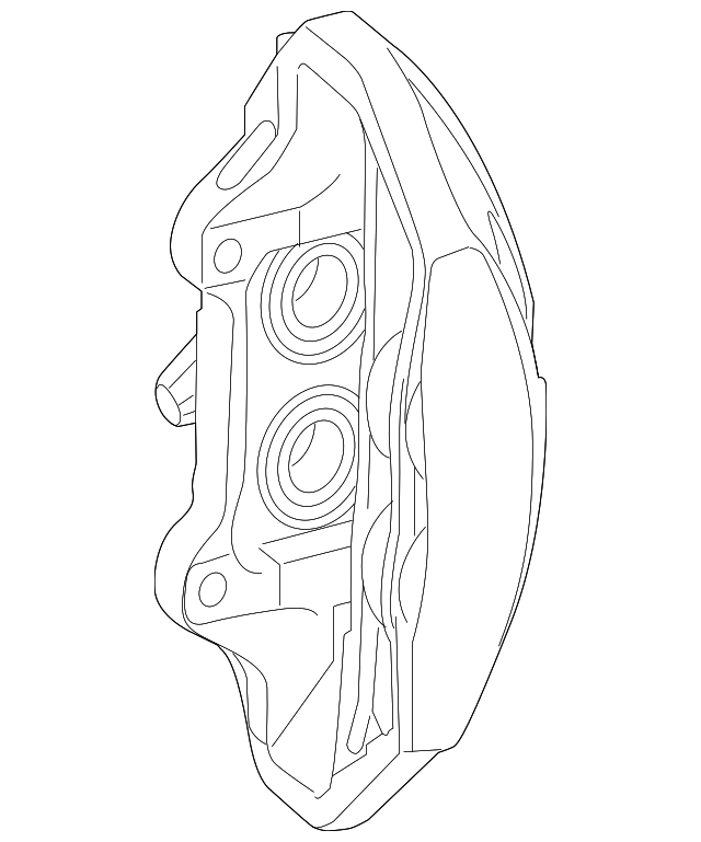 223-421-54-00 - Disc Brake Caliper 2021-2023 Mercedes-Benz | Mercedes ...