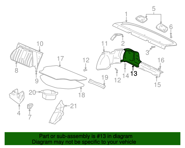 2004-2005 Hyundai XG350 Corner Trim 85750-39501 | OEM Parts Online