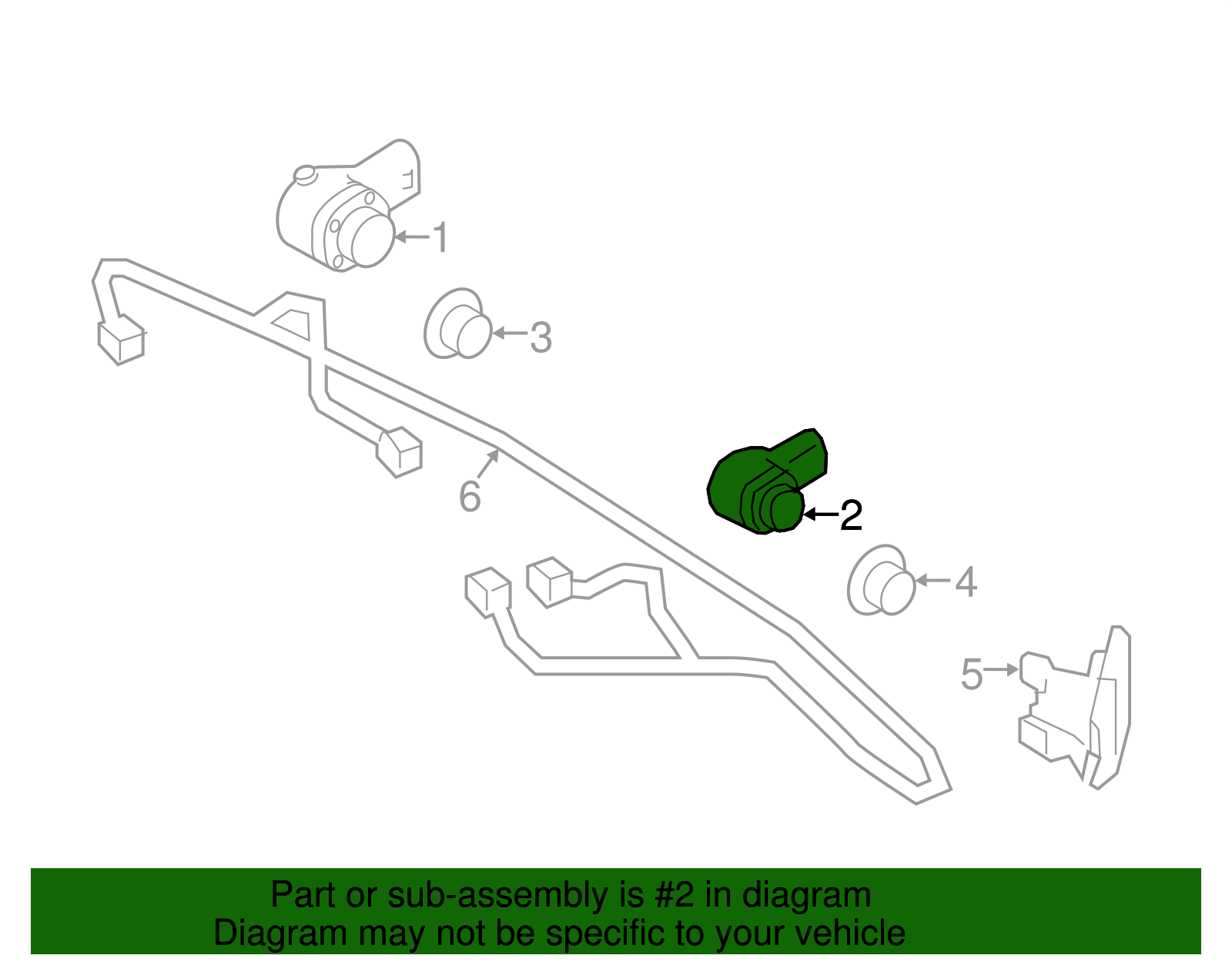 Genuine OEM Auto Park Sensor Part# LR038533 Fits 2010-2021 Land Rover ...