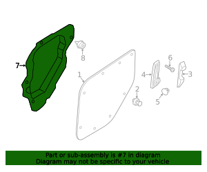 2019-2021 Ford Transit Connect Water Shield - Driver's Side (LH) JT1Z ...