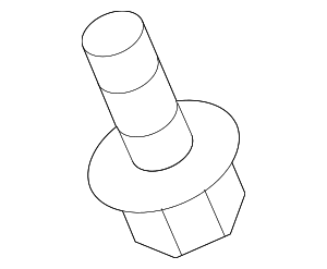Genuine OEM Sun Visor Screw Part# LR124693 Fits 2020-2023 Land Rover ...