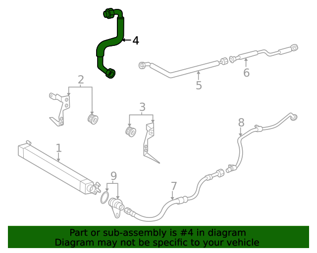 463-270-14-96 - Feed Line 2006-2011 Mercedes-Benz | Mercedes-Benz USA Parts