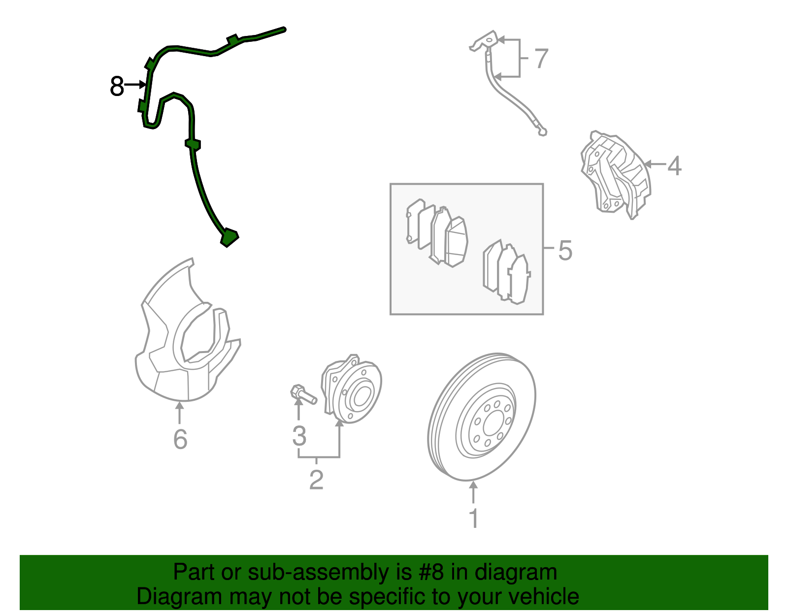 95671-3J000 - Front Speed Sensor 2007-2012 Hyundai Veracruz | Hyundai ...
