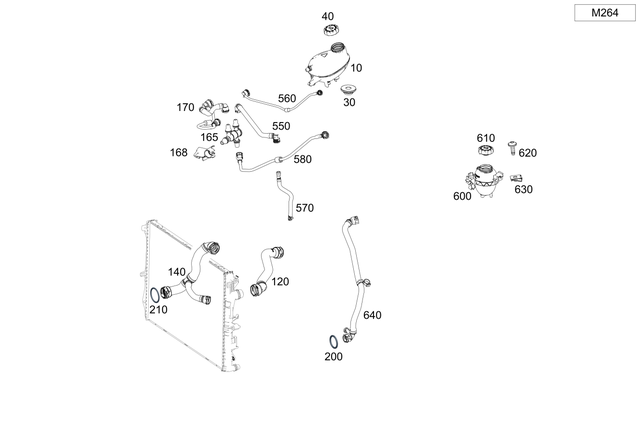 Bleed Line 238-501-94-00-64 | MB OEM Parts