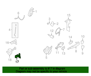 Genuine BMW 41-00-7-377-547 | Lower Hinge | FREE Shipping on Most ...