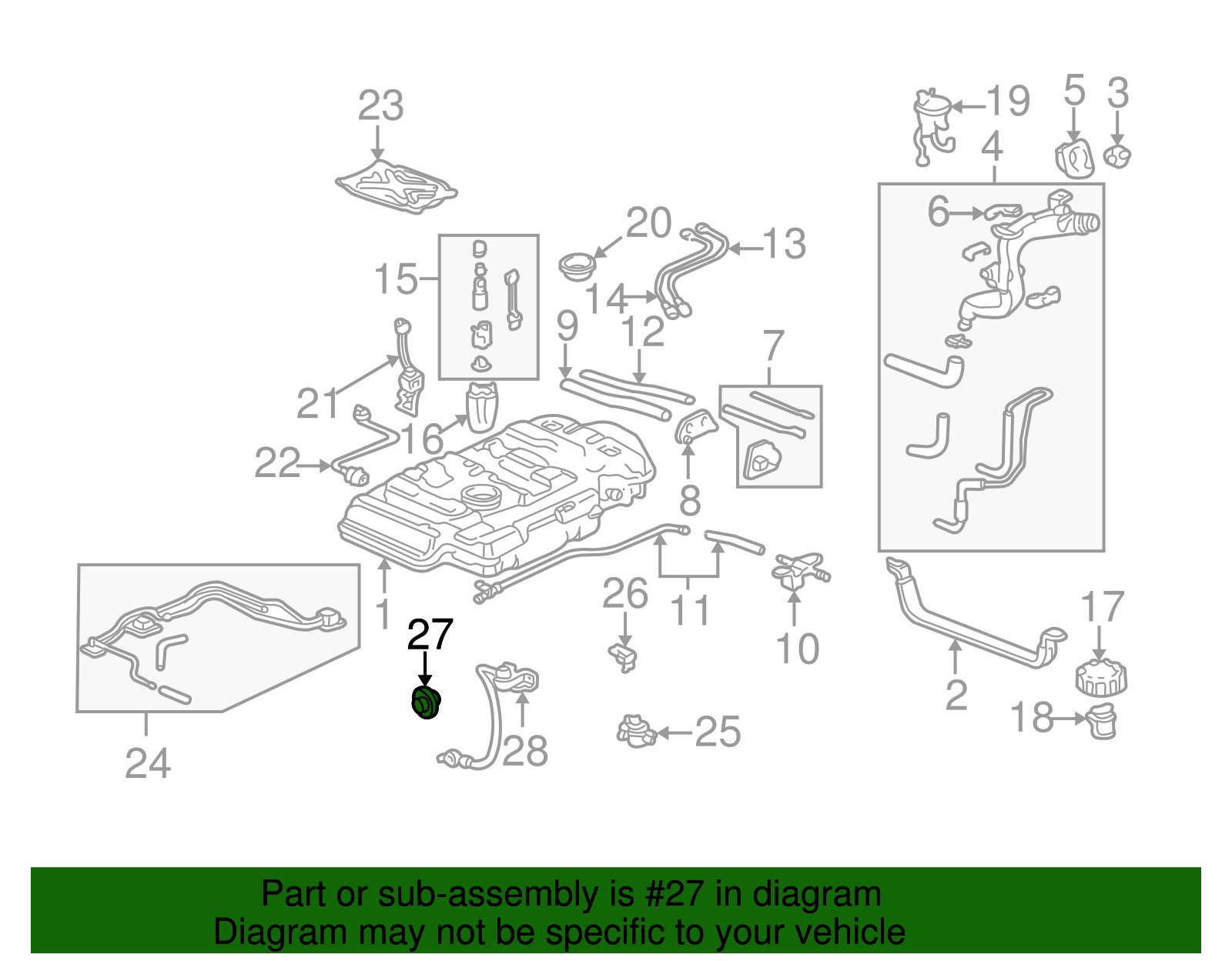16680-PCX-003 - Damper 1999-2004 Honda | Honda Parts Online